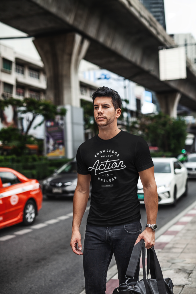 Knowledge T-shirt - About Action Now